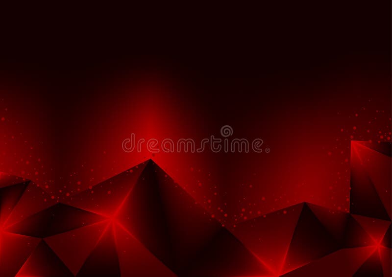 Burning Red Crystals stock vector. Illustration of lightning - 77395873