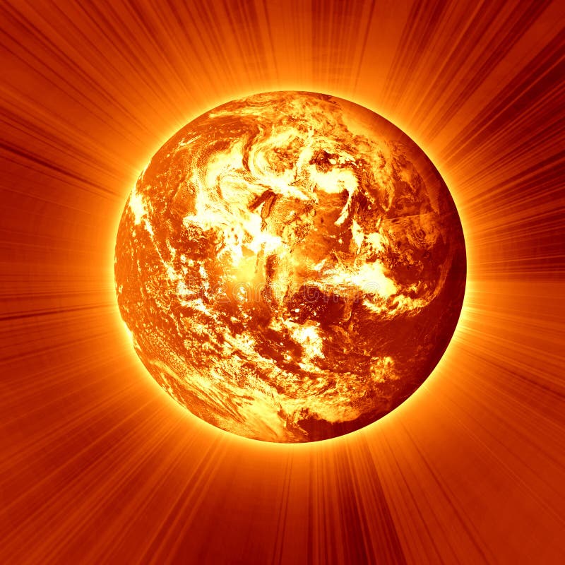 Burning red earth stock illustration. Illustration of politics - 4612845