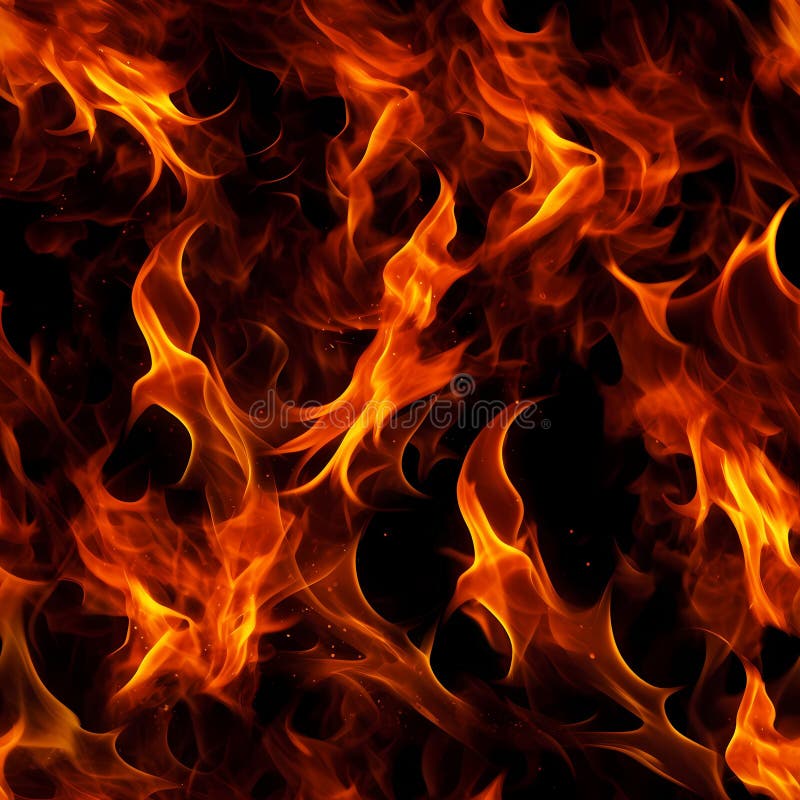 Burning Red Hot Sparks Fly from a Big Fire, Fire Overlay Made with ...