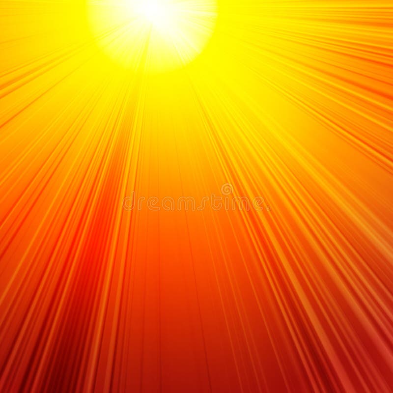 Burning red sun stock illustration. Illustration of summer - 4613170