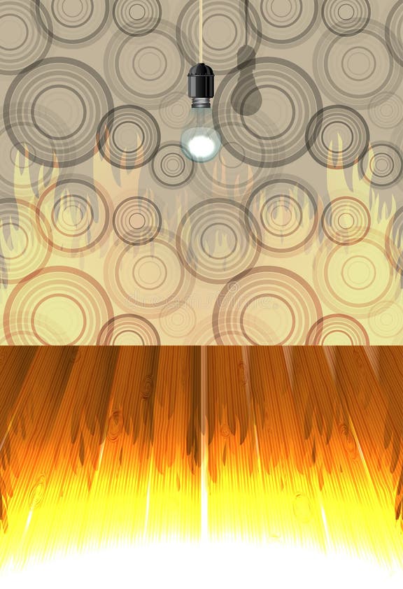 Burning room stock vector. Illustration of indoor, ecology - 23659644