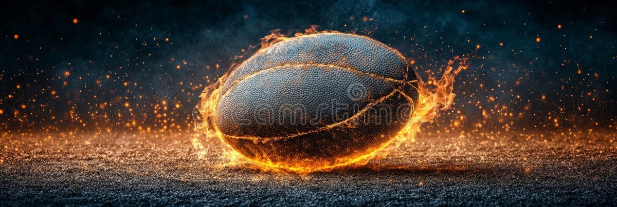 Burning Rugby Ball Stock Illustrations – 244 Burning Rugby Ball Stock ...