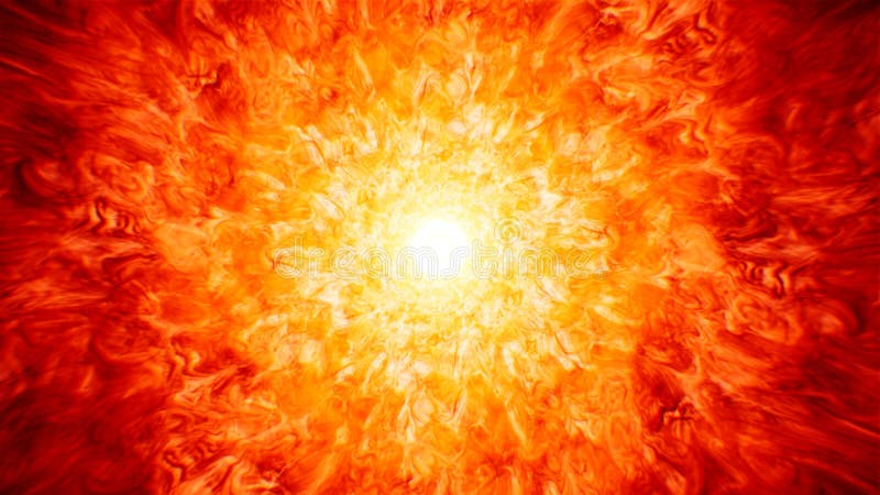 Abstract Solar Flare Pattern Fire Effect Background Stock Illustration ...