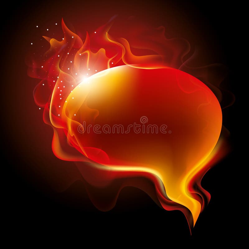 Flame Speech Stock Illustrations – 3,450 Flame Speech Stock ...