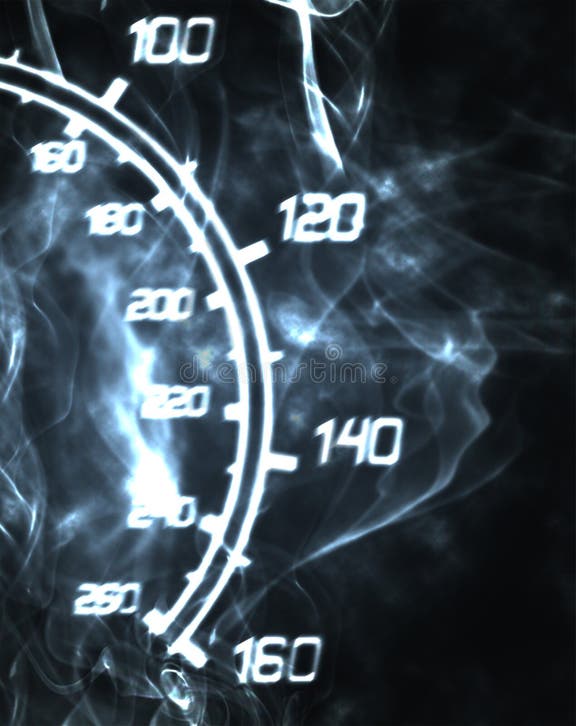 Burning speedometer stock illustration. Illustration of action - 17531602
