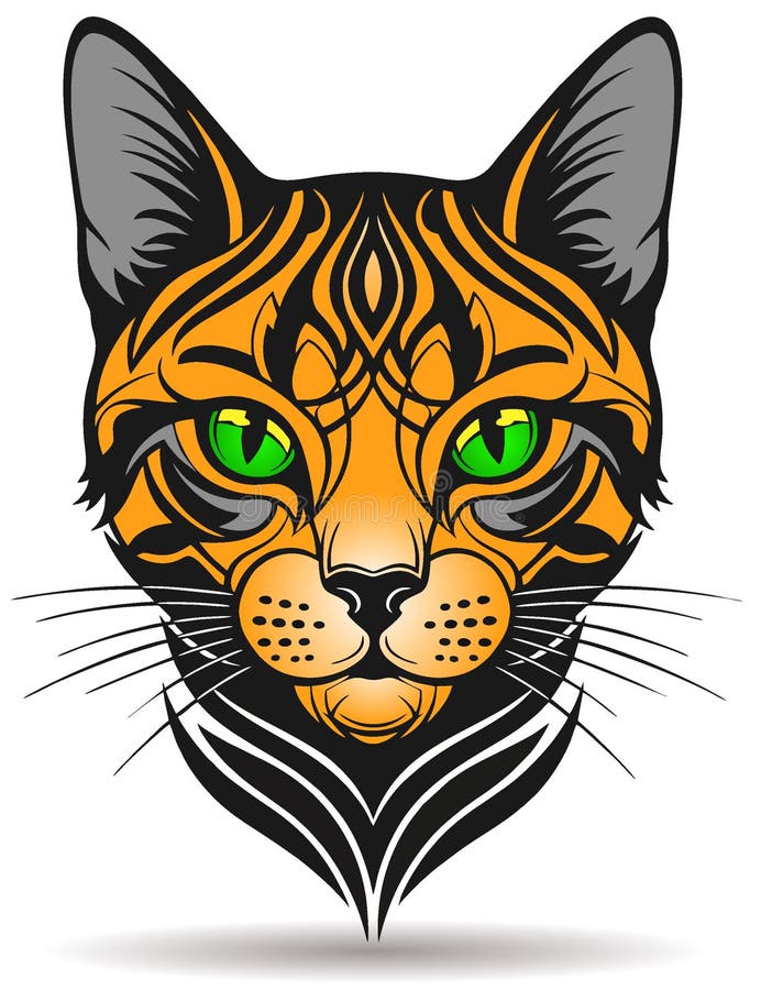 The Burning Spirit of the Cat, the Soul of the Jungle Stock ...