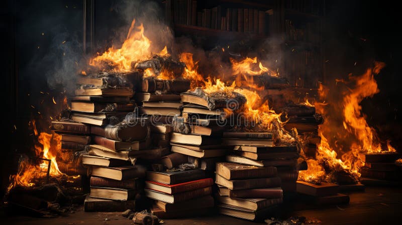 Stack of Books on a Uniform Background Vector, Generative AI Stock ...