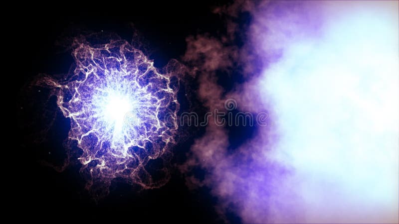 Burning Star with a Bright Flame in the Nebula Stock Video - Video of ...