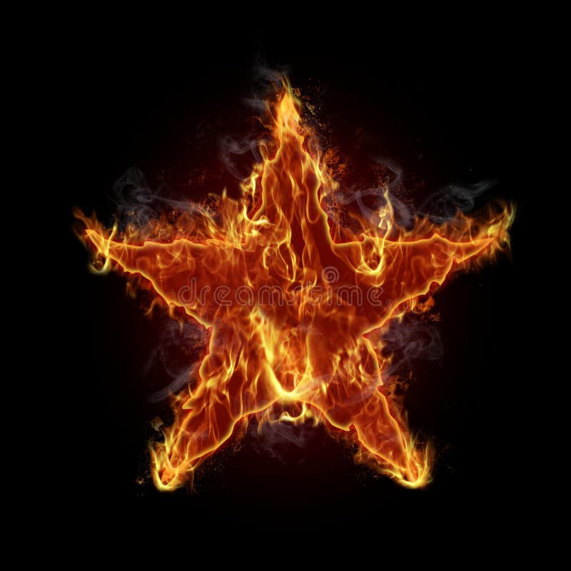 Burning star stock illustration. Illustration of glare - 94658501