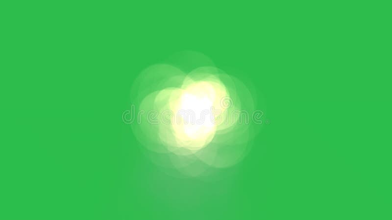 Burning Star on Green Screen Background Motion Graphic Effect. Stock ...