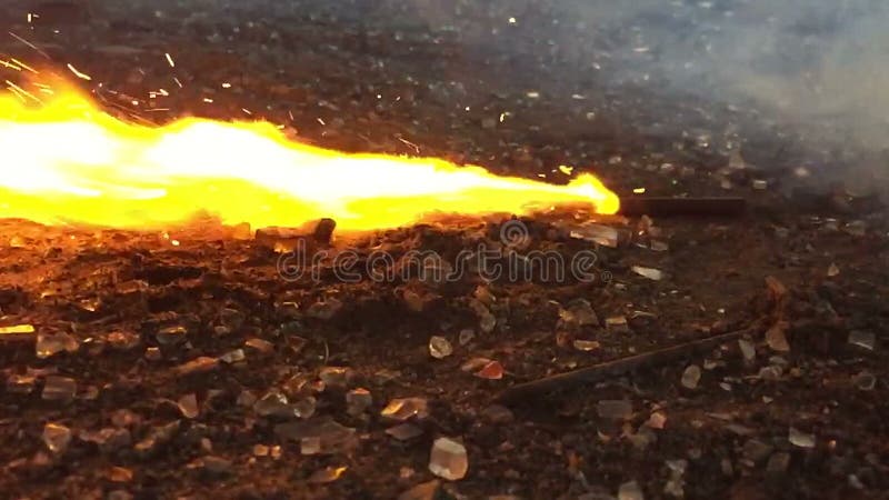 Burning stick stock footage. Video of burn, sparks, flammable - 54447762