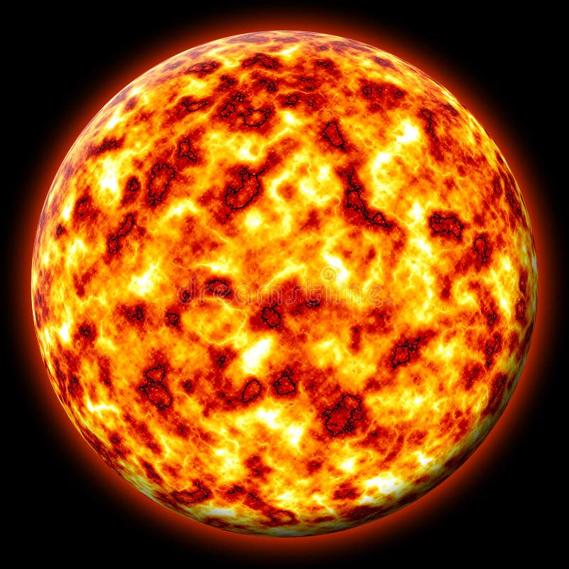 Burning Sun stock vector. Illustration of sunbeams, flame - 13960334