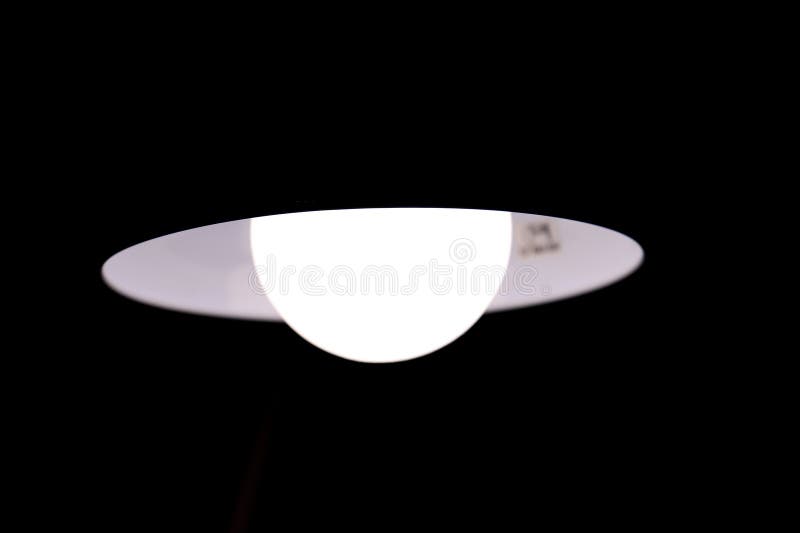 Burning Table Lamp, Contrast, Abstraction Stock Image - Image of ...