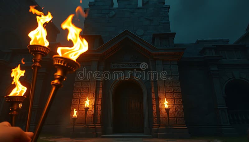 Fire Burning Medieval Stock Illustrations – 2,703 Fire Burning Medieval ...