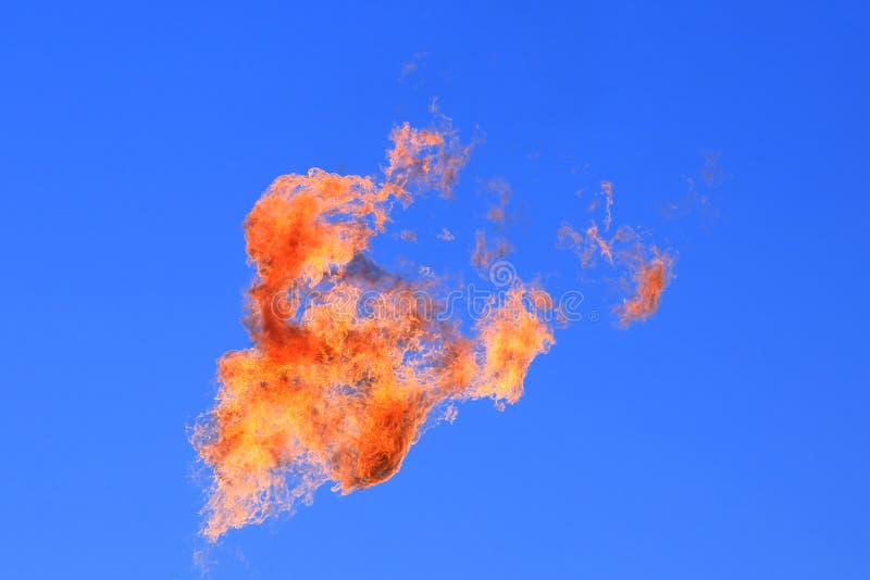 Burning torch stock photo. Image of pipeline, fuel, damage - 53381304