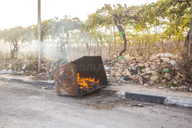 241 Burning Trash Bin Stock Photos - Free & Royalty-Free Stock Photos ...