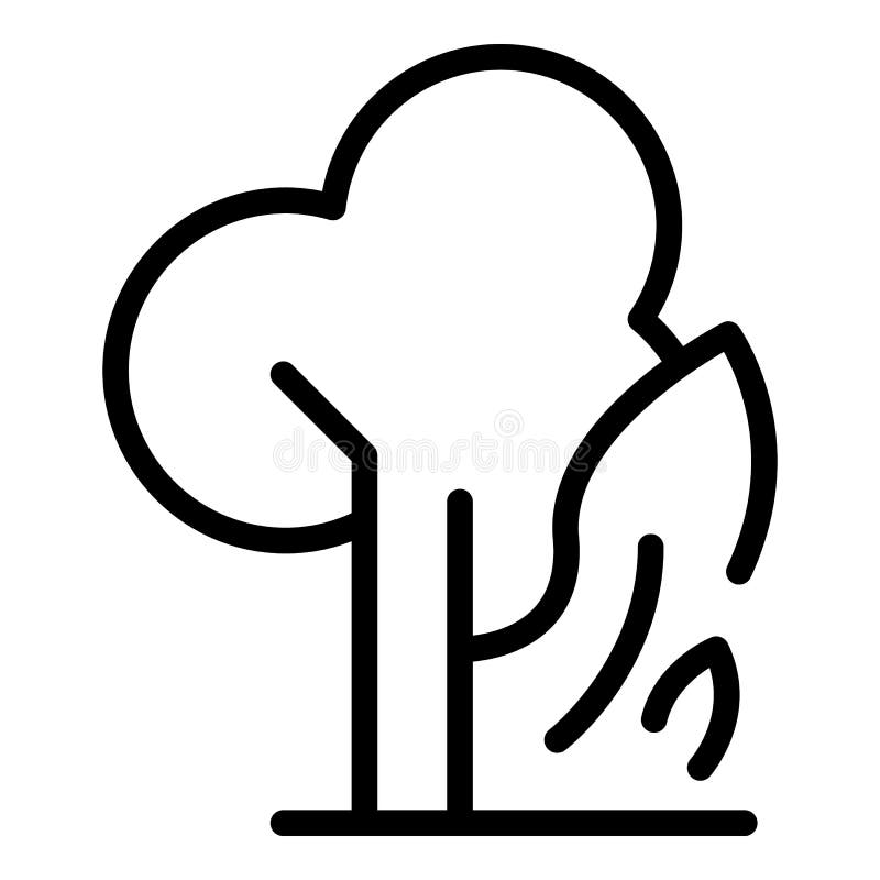 Burnt Tree Black White Stock Illustrations – 111 Burnt Tree Black White ...