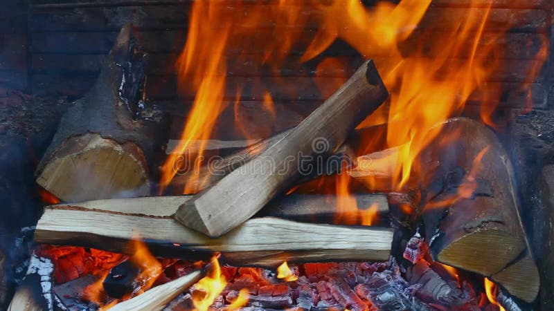 Burning wood stock video. Video of wooden, burn, wood - 38362555