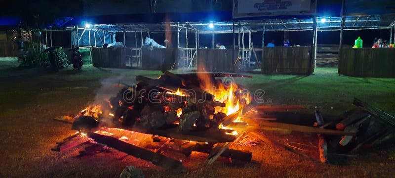 Burning Wood during a Stone-burning Procession, a Traditional Tradition ...