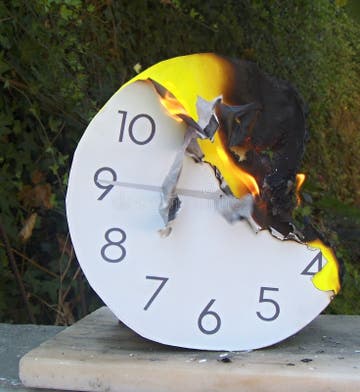 Burning your time stock photo. Image of symbol, time - 255263828