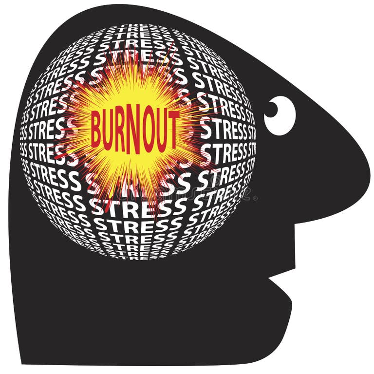 Burnout Warning Sign Stock Illustrations – 109 Burnout Warning Sign ...