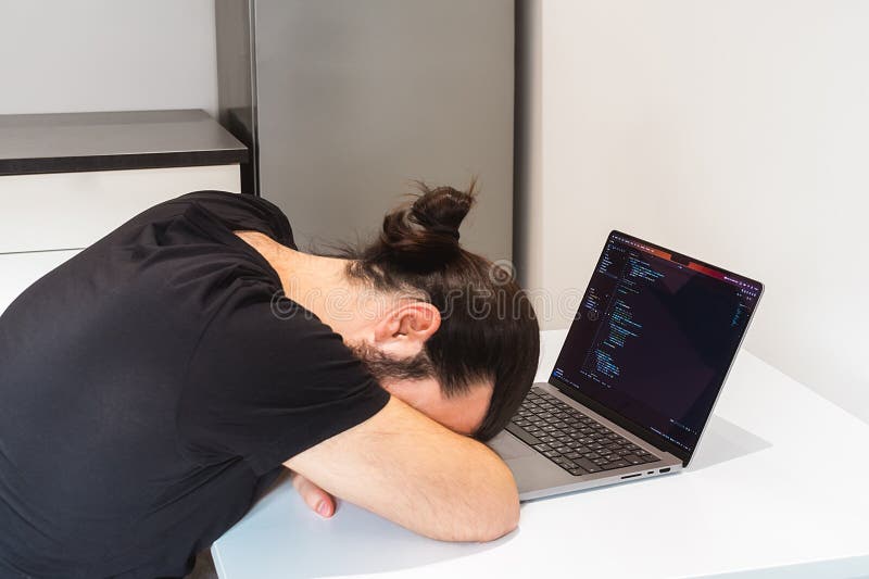 Burnout at Work, Procrastination. Fatigue from Working on the Computer ...