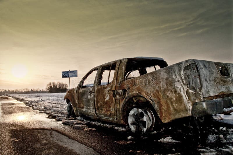 Burnt car stock image. Image of auto, vehicle, mode, autos - 23508233