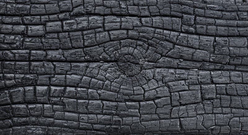 Burnt Charred Wood Panel Texture Inside a Full Black Frame Stock ...