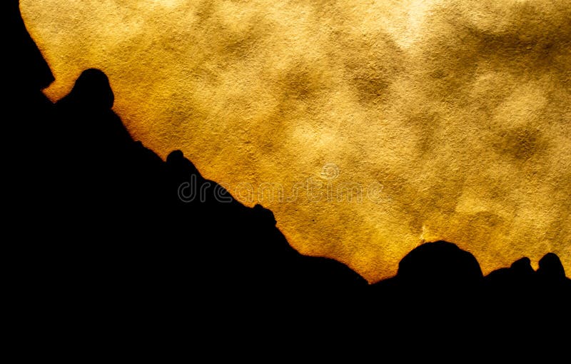 Burnt Edge of Old Paper on Black Background Stock Photo - Image of burn ...