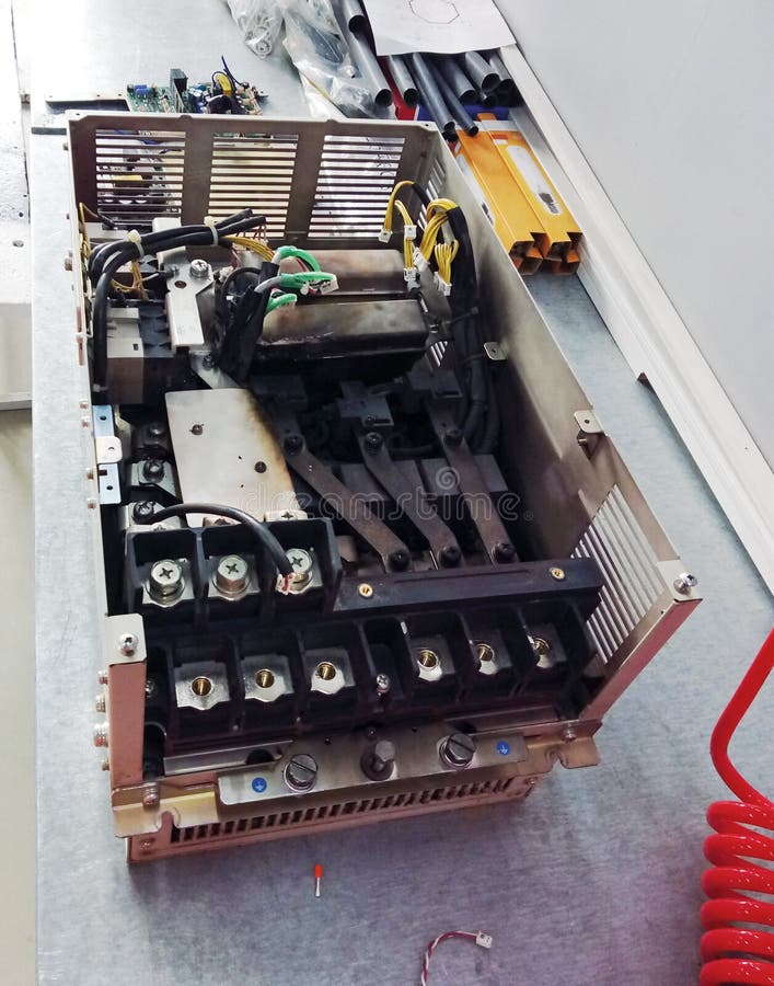 Burnt electrical equipment stock photo. Image of electric - 148858668