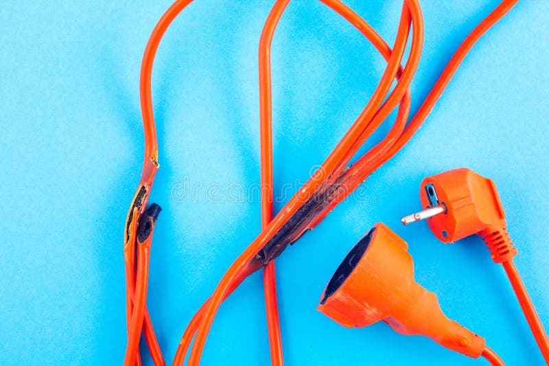 Burnt-out Electrical Cable Joint Stock Image - Image of danger ...