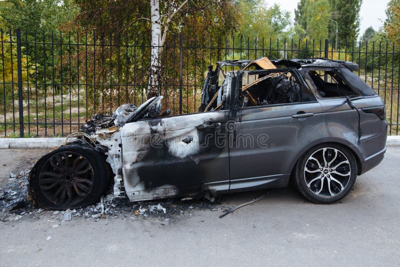 Exploded and Burnt Cartridge Case after Shot. Battlefield and the ...