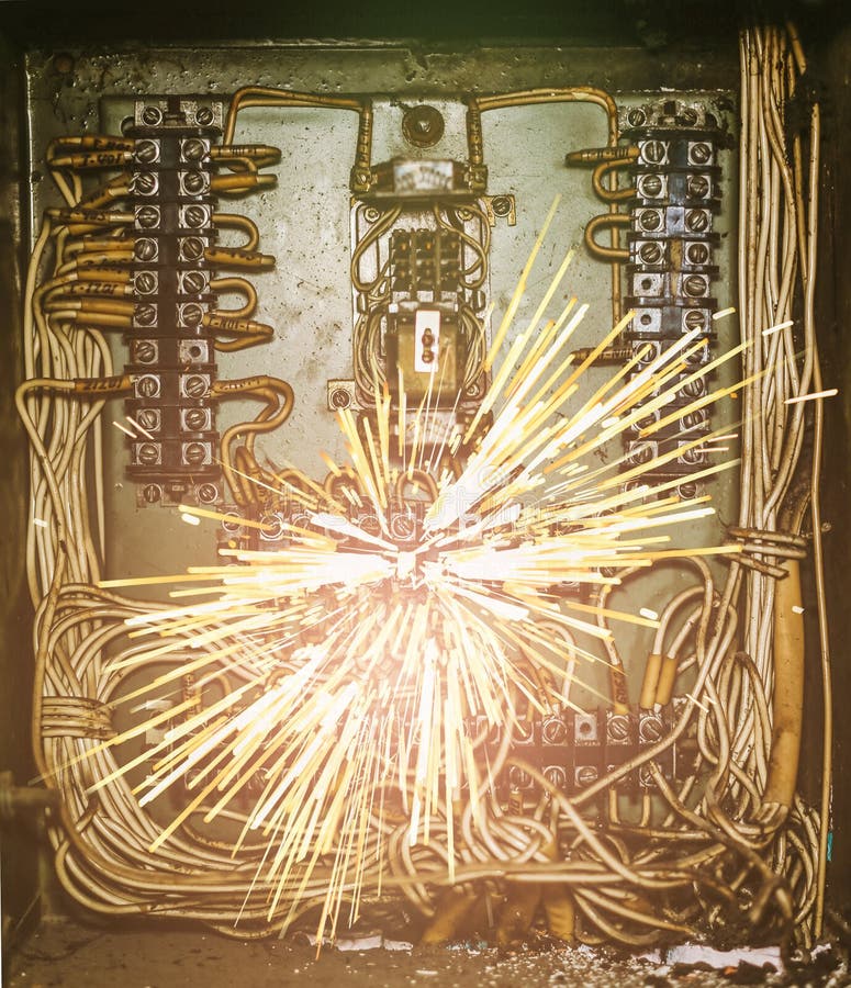 Burnt Fuse Box. Fuses and Circuit Breakers are Safety Devices Had Built ...