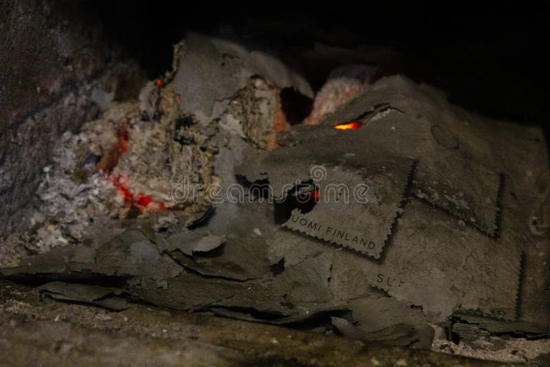 Burnt Image of a Stamp stock photo. Image of smoke, southern - 202029744