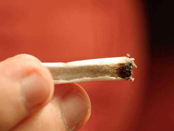 Burnt joint stock photo. Image of doobie, fire, roach - 1050692