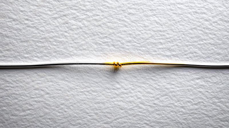 Burnt Line on Textured White Surface Stock Illustration - Illustration ...