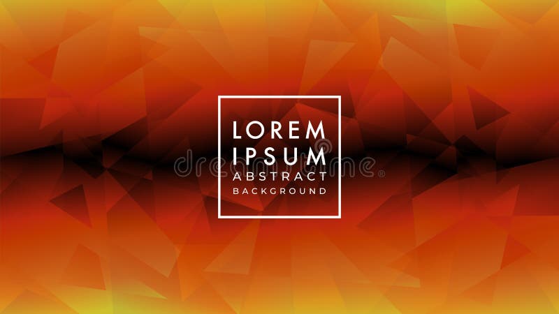 Burnt Low Poly Pattern Vector Illustration. Abstract Background Design ...