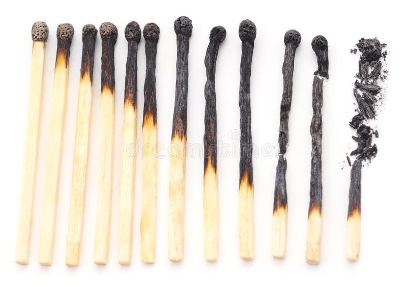 Burn Matches stock image. Image of matchstick, stick - 32668255