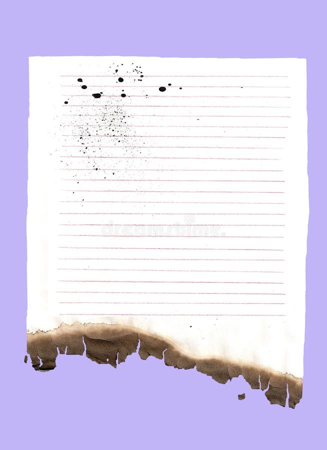 Burnt message. stock photo. Image of empty, clean, business - 13148568