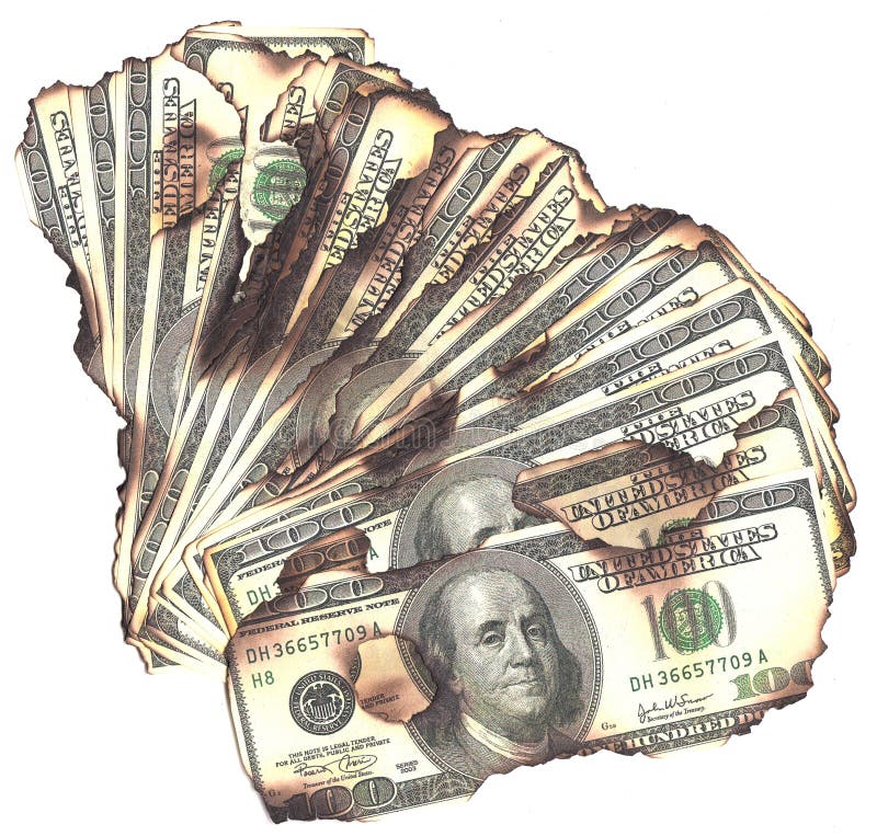 Burnt Money stock photo. Image of edge, detail, border - 18844102