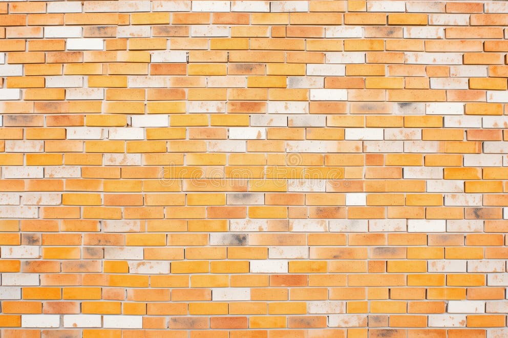 Burnt Orange Brick Wall Background Stock Photo - Image of brick ...