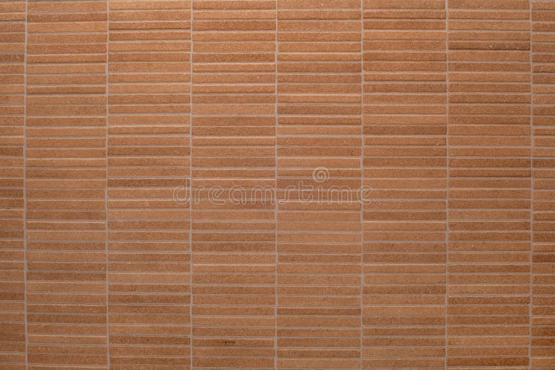 Burnt Orange Long Narrow Tile Wall Background Stock Photo - Image of ...