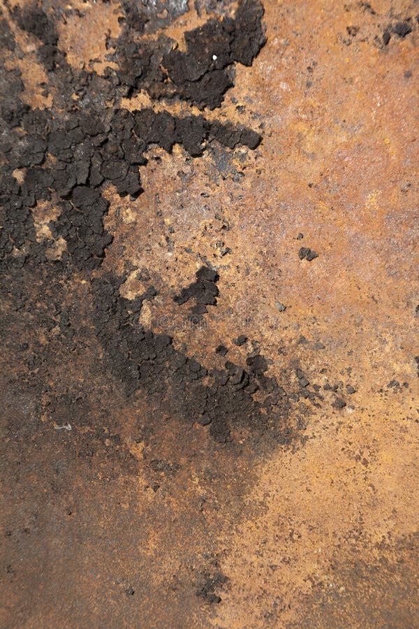 Burnt Orange Texture Surface Flaking Away in Summers Heat Stock Photo ...
