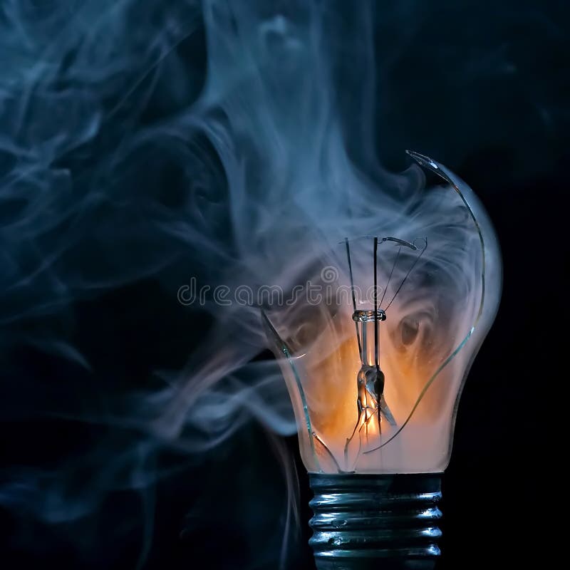 Burnt-out bulb stock photo. Image of fault, burnt, curiosity - 2175720