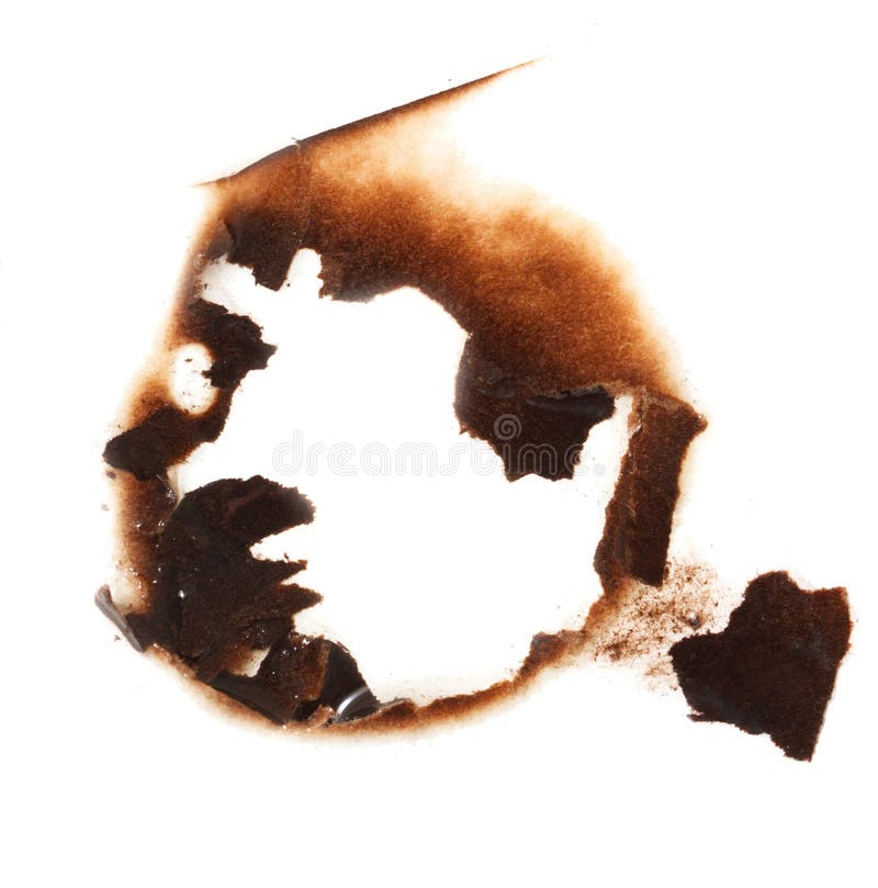 A Burnt Out Circle with a Hole in the Middle Stock Photo - Image of ...