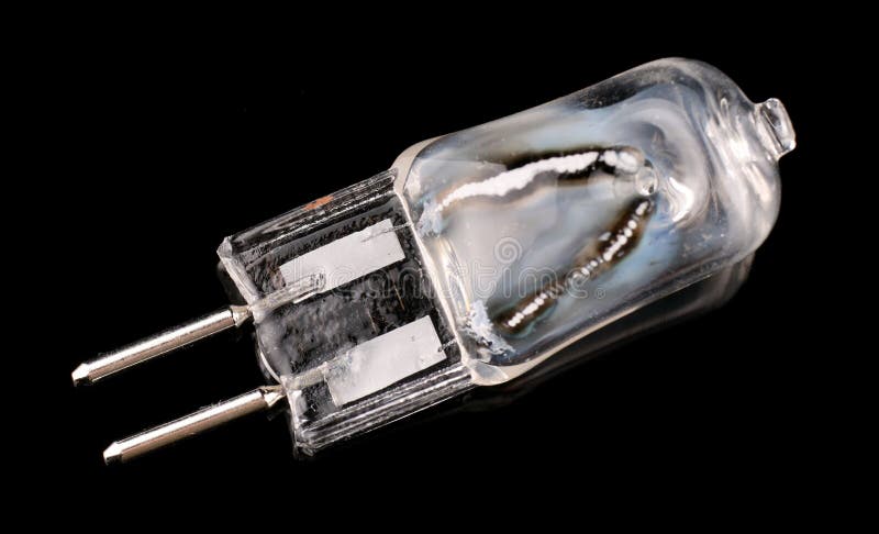 Burnt Out Light Bulb for Studio Flash Stock Image - Image of glass ...