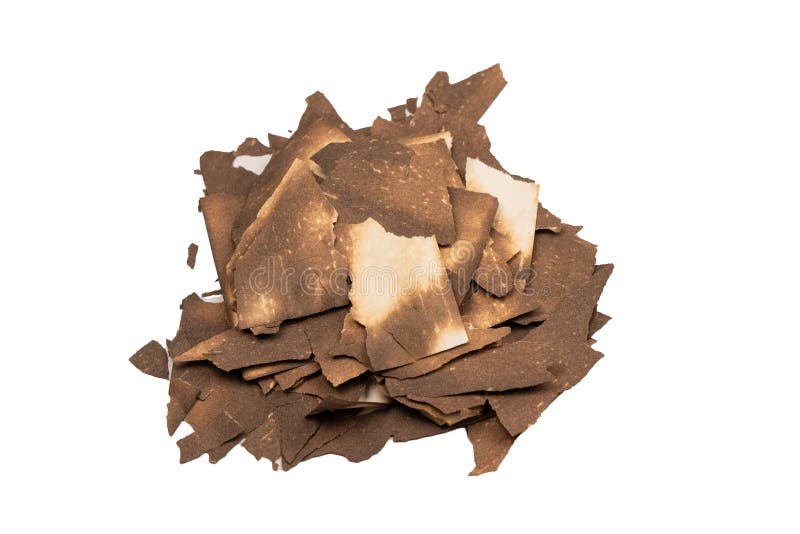 Burnt Paper Isolated on a White Background Stock Image - Image of fire ...