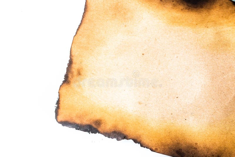 Burnt paper. stock image. Image of effect, yellow, parchment - 83997427
