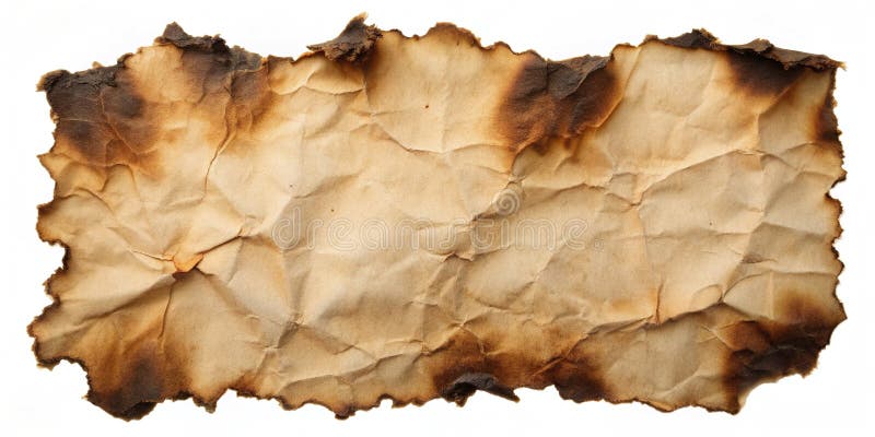 Burnt Paper Texture Overlay Isolated Scorched Paper with Transparent ...