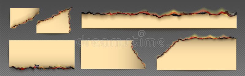 Burning Paper Edges Effect